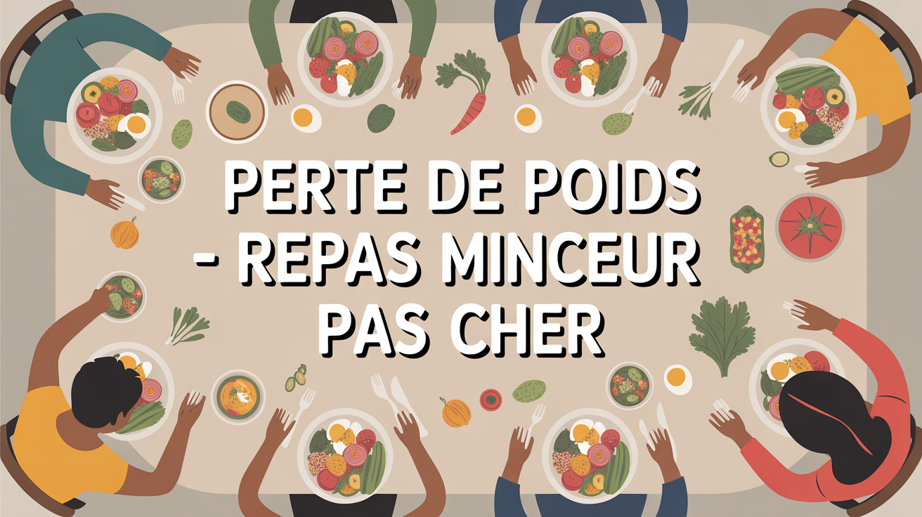Repas minceur pas cher : allier budget maîtrisé et perte de poids réussie