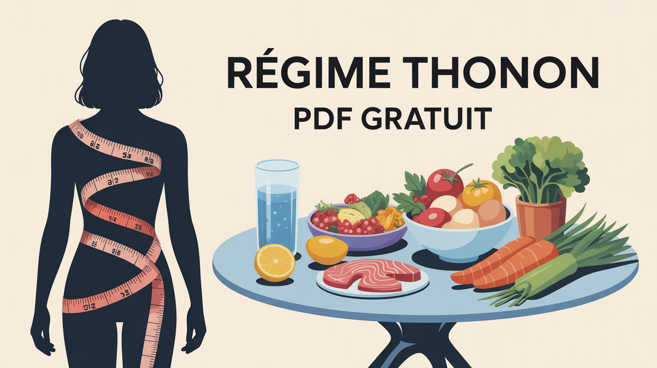 Régime Thonon PDF gratuit : menus complets, conseils et téléchargement immédiat