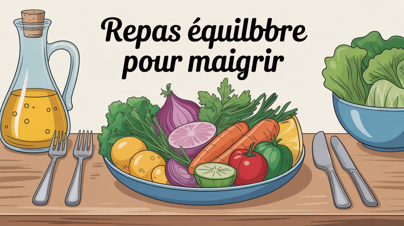 Repas équilibrés pour maigrir : menus types et astuces plaisir au quotidien